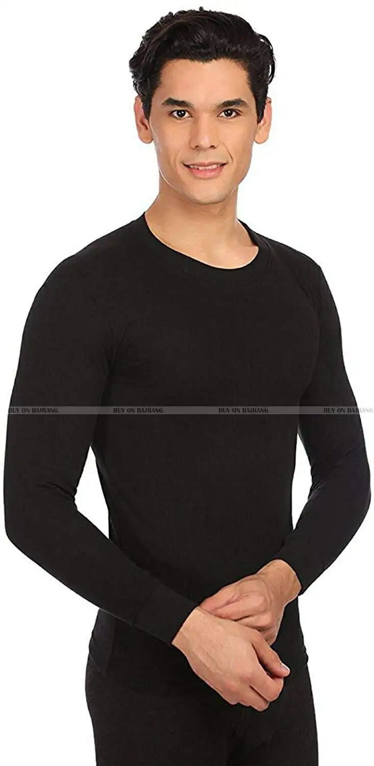 AMUL Ultima Black Body Warmer Thermal Wear For Men By Bajrang